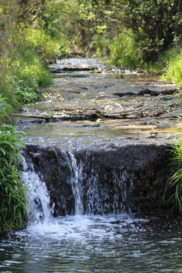 Gentle Waterfall stock image. Image of creating, waterfall - 91993105