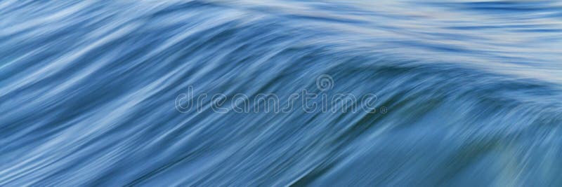 Gentle Wave Banner stock photo. Image of soft, panorama - 178605390