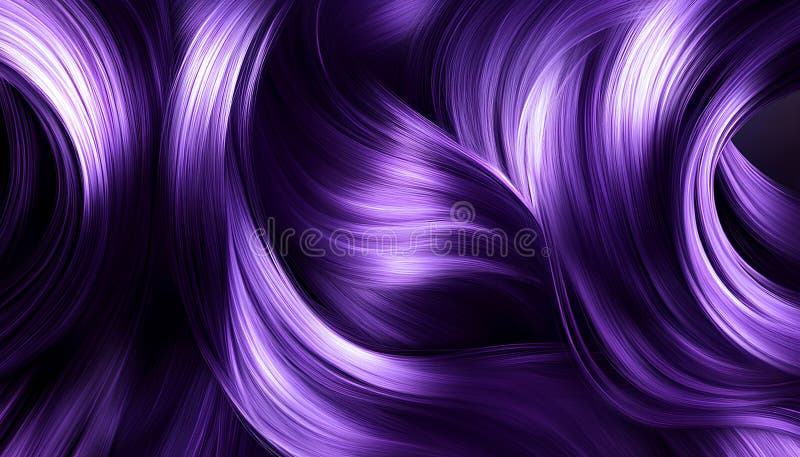 A Gentle Wave Pattern is Formed by Captivating Strands of Beautiful ...