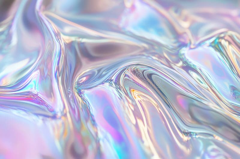 Gentle Waves of Holographic Light Reflecting in a Fluid Pattern Under ...