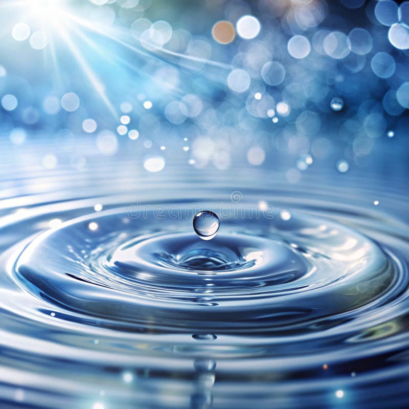 Gentle White Water with Ripples and Bubbles on the Surface Stock ...