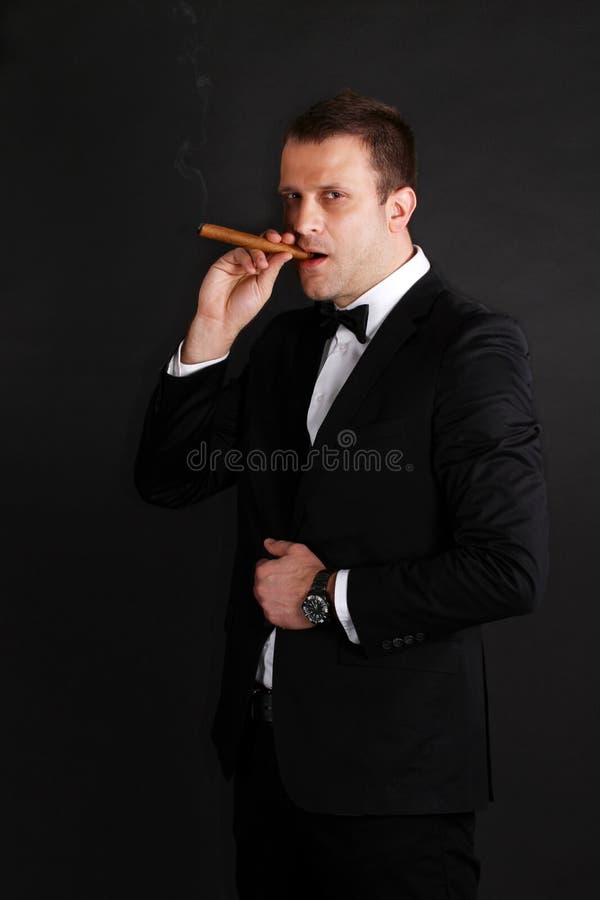 Gentleman stock image. Image of elegance, cigar, male - 31860339