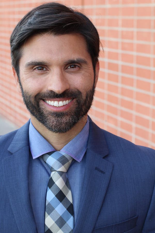 Gentleman in Classic Outfit Smiling Stock Image - Image of happiness ...