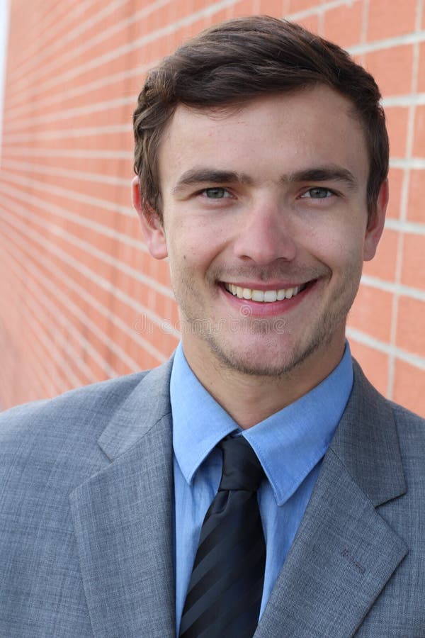 Gentleman in Classic Outfit Smiling Stock Photo - Image of cheerful ...