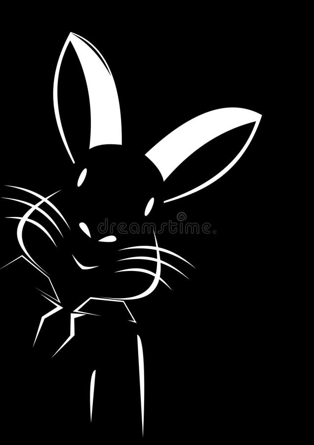 The Gentleman Rabbit in Comic Style Stock Image - Image of easter ...