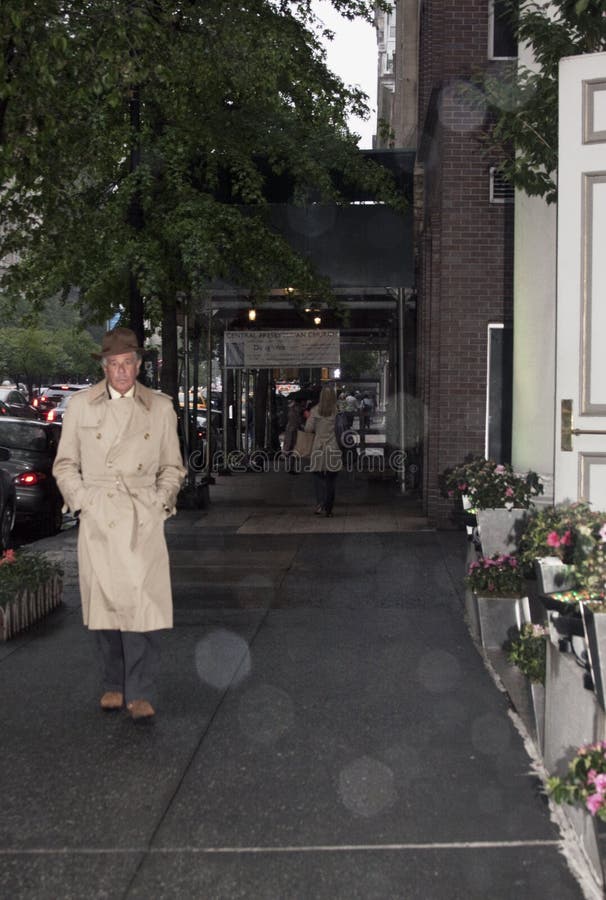 A Gentleman Walking on Fifth Avenue Editorial Image - Image of ...