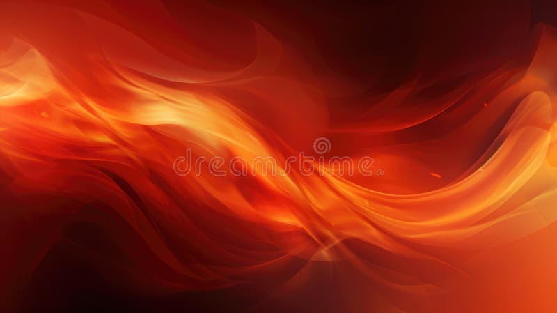 Gently Fire Wave Background, Abstract Illustration Stock Illustration ...