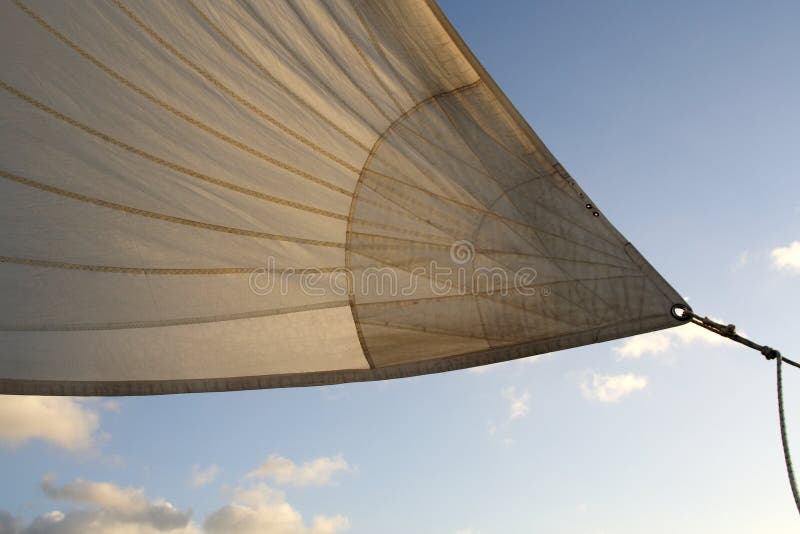 Genua-Segel stockbild. Bild von material, seemann, gewebe - 1843479