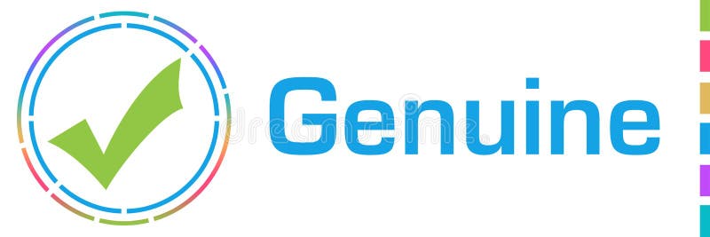 Genuine Colorful Blue Circles Horizontal Stock Illustration ...