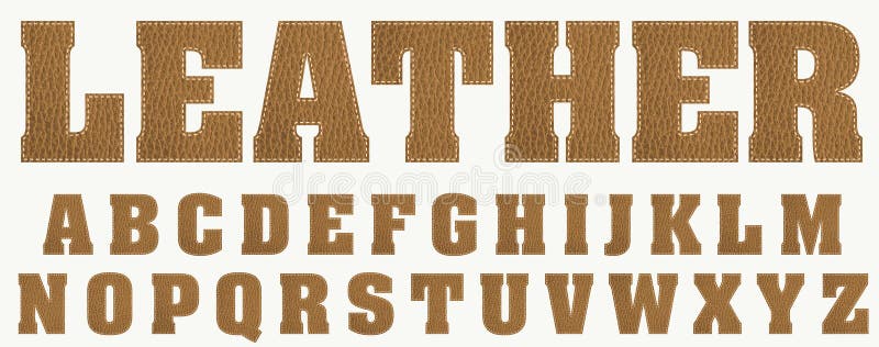 Genuine leather brown stock vector. Illustration of fabric - 297111325