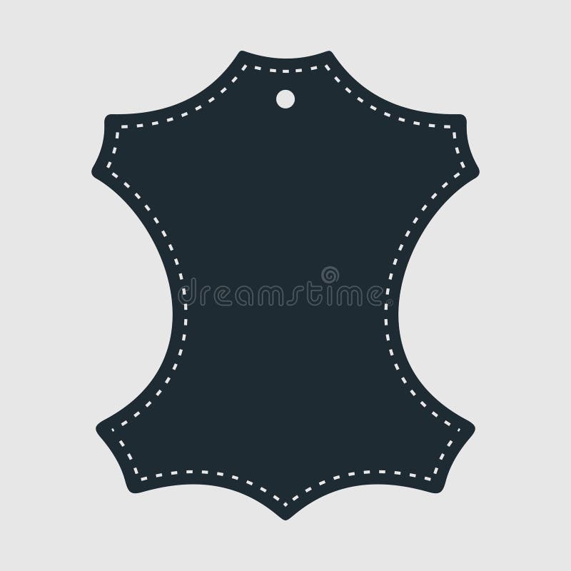 Genuine Leather icon stock illustration. Illustration of advertising ...