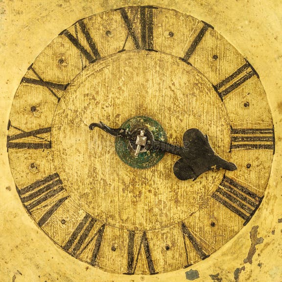 Genuine Medieval Clock Face Stock Image - Image of roman, design: 77861915
