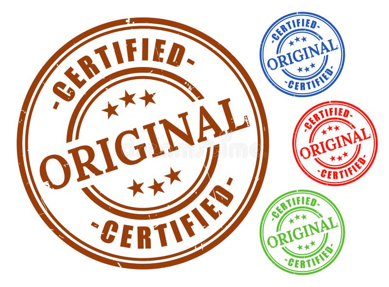 Genuine Product Approved Seals, Certified Authenticity Label Vectors ...