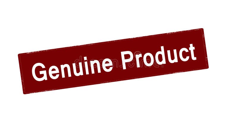 Genuine product stock illustration. Illustration of creative - 92108546