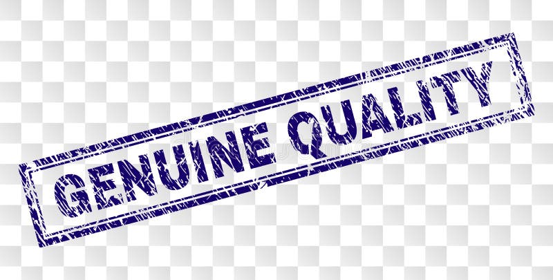 Grunge GENUINE LEATHER Rectangle Stamp Stock Vector - Illustration of ...