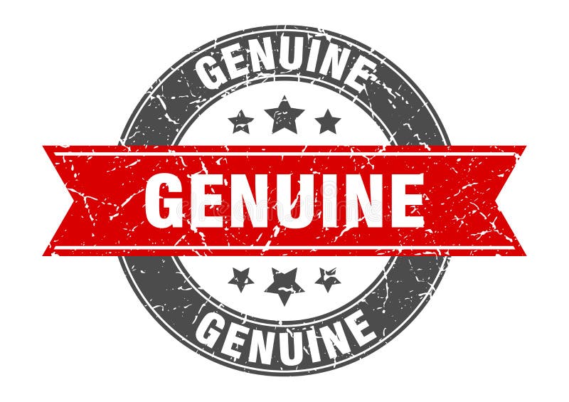 Genuine stamp stock vector. Illustration of vignette - 162723294