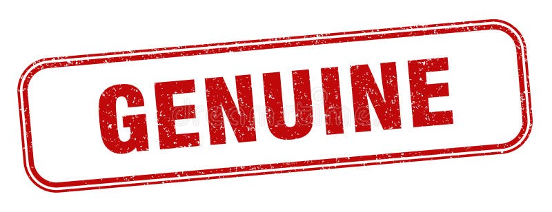 Genuine Stamp. Genuine Square Grunge Sign Stock Vector - Illustration ...