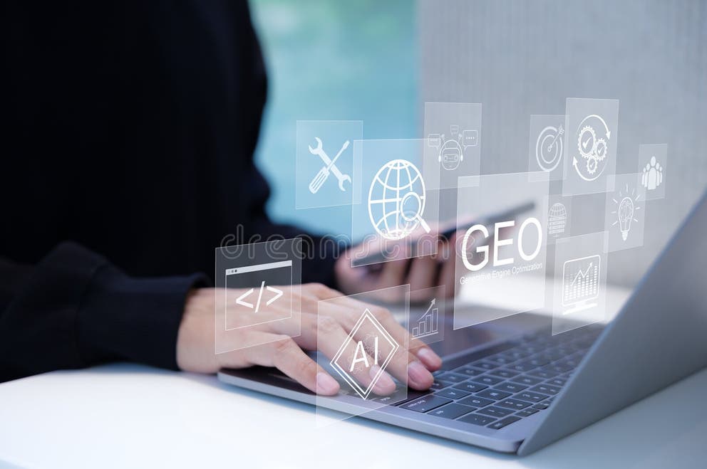 GEO Concept. Generative Engine Optimization for Online Marketing ...