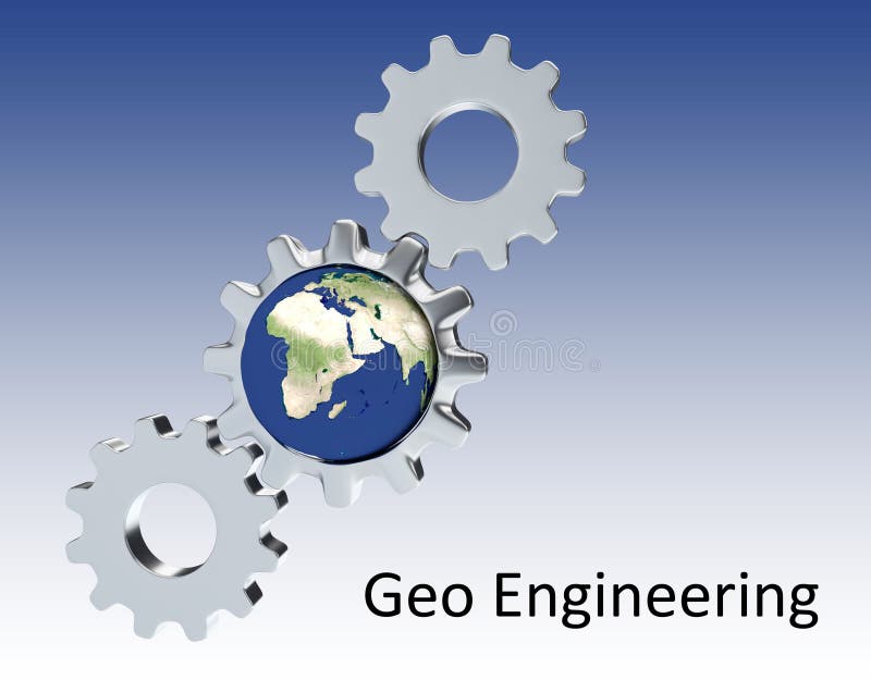 Geo Engineering concept stock illustration. Illustration of nature ...