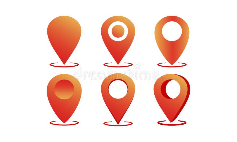 Geo Tag Pin Icon Set Stock Illustrations – 1,296 Geo Tag Pin Icon Set ...