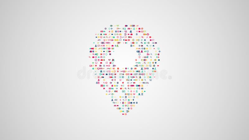 Geo Position Point from Sets of Symbols Stock Illustration ...