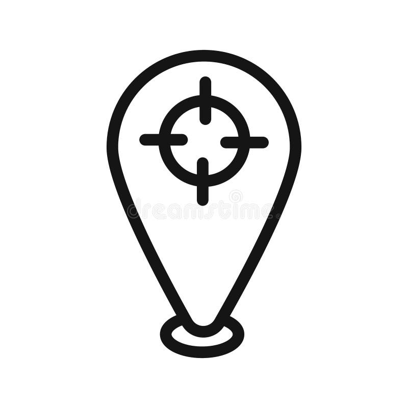 Geo Targeting Icon Black and White Vector Sign Stock Illustration ... Geo Targeting Icon Black and White Vector Sign Stock Illustration ...