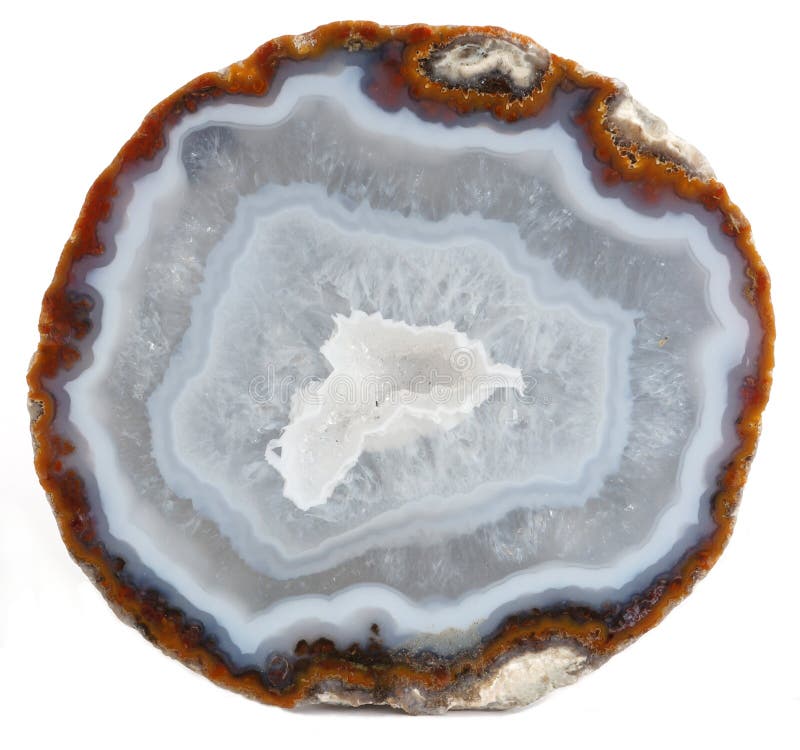 Agate and Quartz geode stock image. Image of detail - 108094685