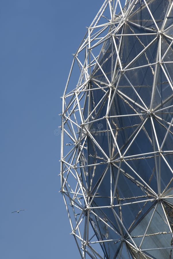 Abstract Geodesic Triangle Pattern Stock Photo - Image of geodesic ...