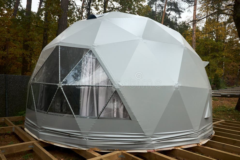 Geodesic Dome for Glamping and Camping, Thin-shell Structure Lattice ...