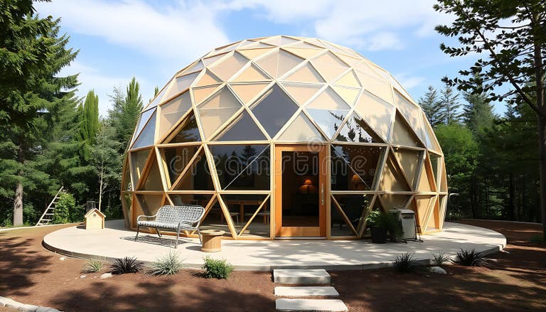 Geodesic Dome House, Modern Architecture, Eco-friendly Home, Unique ...