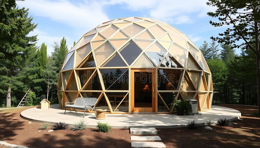 Geodesic Dome House, Modern Architecture, Eco-friendly Home, Unique ...