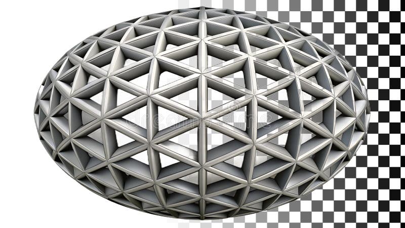 Geodesic Dome Structure Framework Metallic Architecture Png Transparent ...