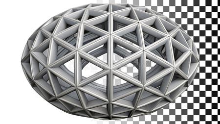 Geodesic Dome Structure Framework Sphere Metallic Grid Png Transparent ...