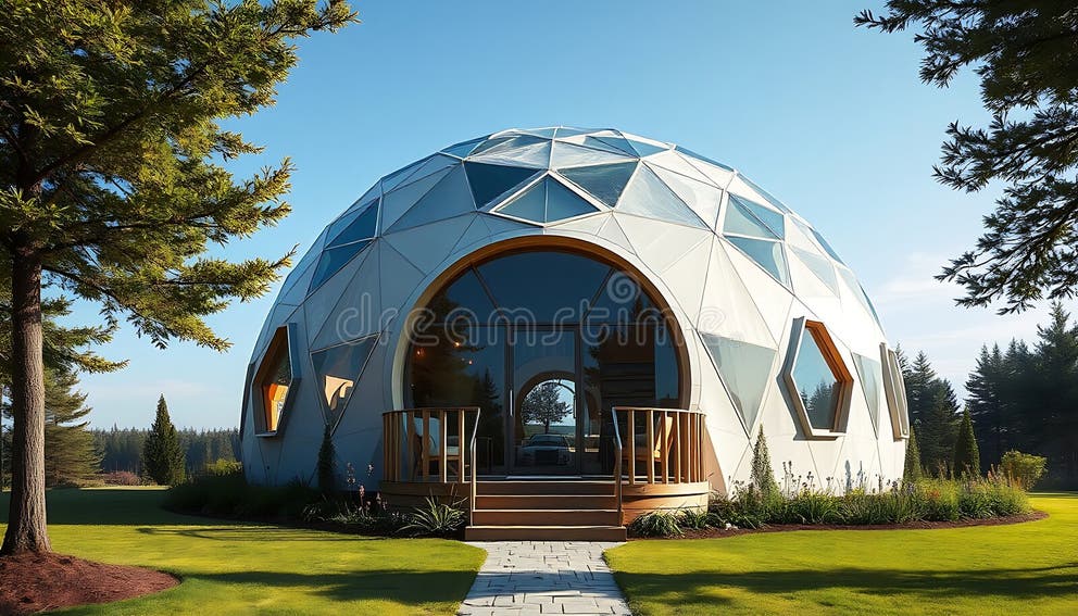 Geodesic Dome Structure Modern Architecture and Unique Building Design ...