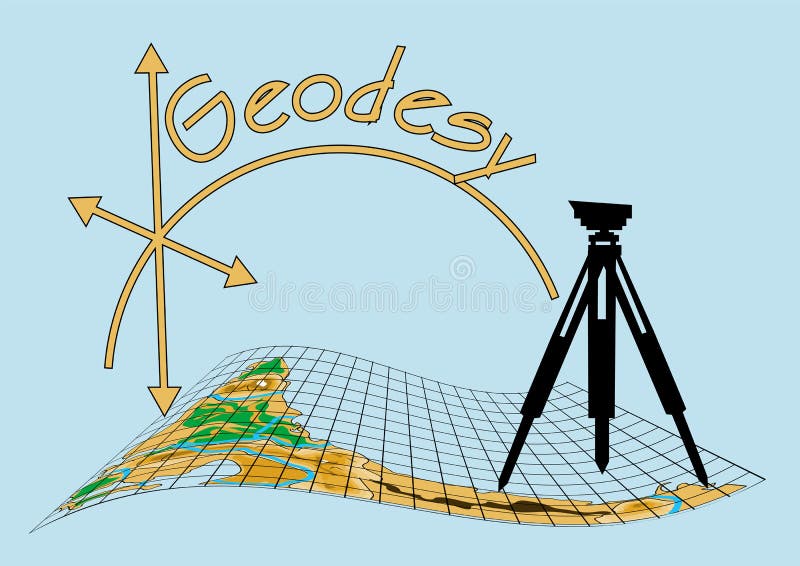 Geodesie stock illustratie. Illustration of geodesie - 65792945
