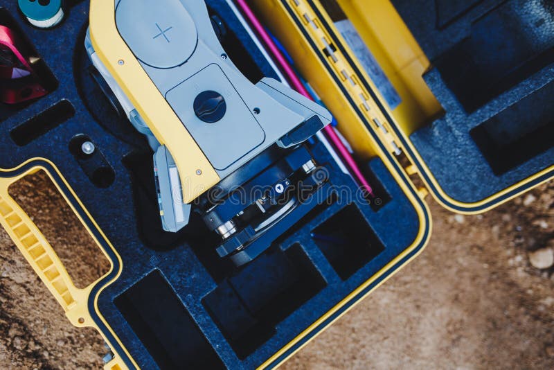 Device for Measuring Landscape Stock Image - Image of instrument ...