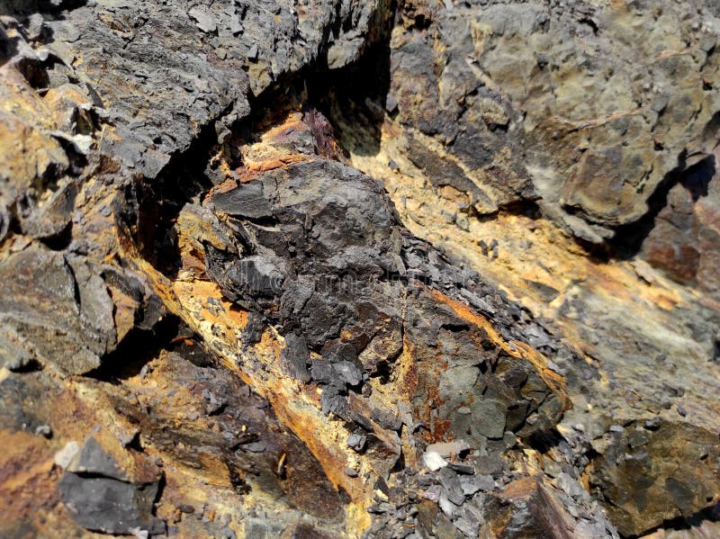 Geodesy. Stone Texture. the Rock is Brown and Red. Mineral Background ...