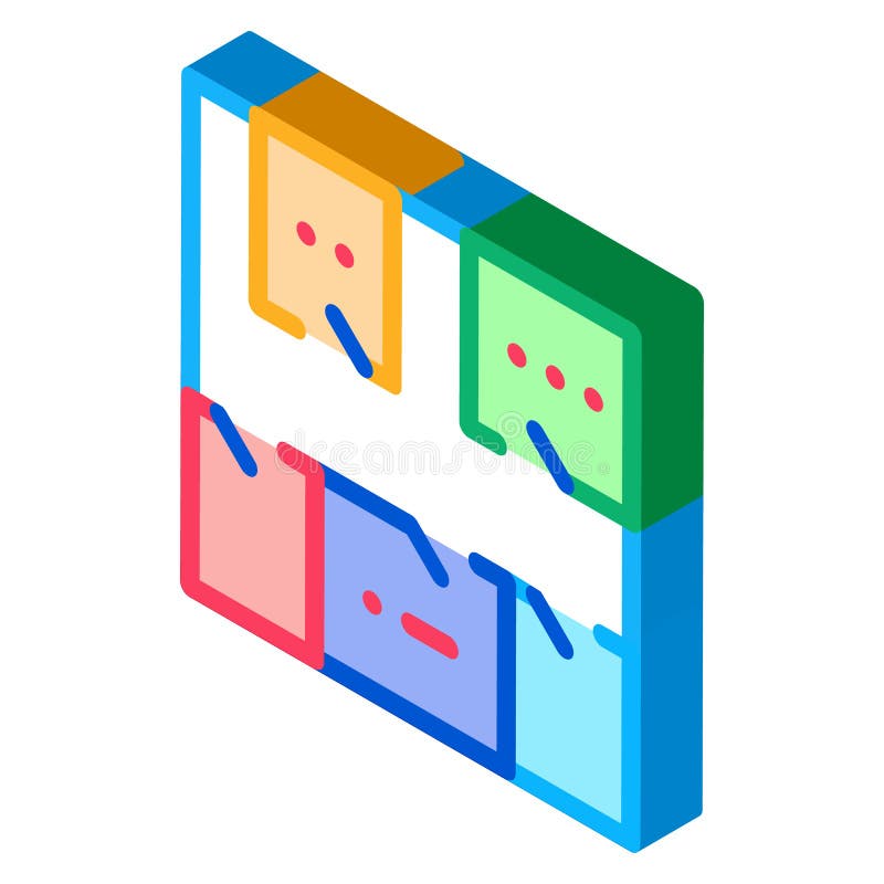 Geodetic Axis Breakdown Isometric Icon Vector Illustration Stock Vector ...