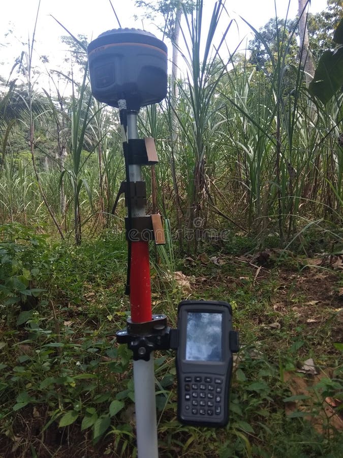 Geodetic Gps for Land Area Measurement Stock Image - Image of ...