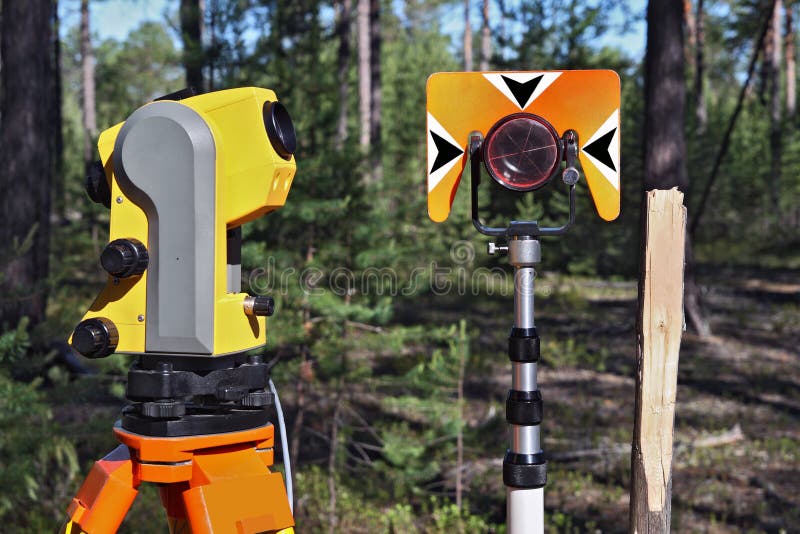 Geodetic instruments stock image. Image of technology - 20149643