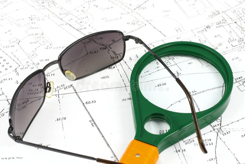 Geodetic map stock image. Image of communications, geodezichesaya ...