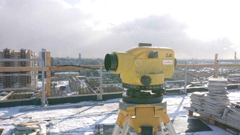 A Geodetic Tool for Leveling Stock Image - Image of difference, tool ...