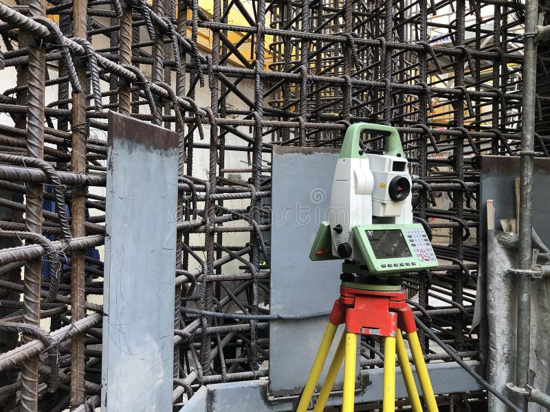 Geodetic Total Station stock image. Image of fine, gauge - 104084797