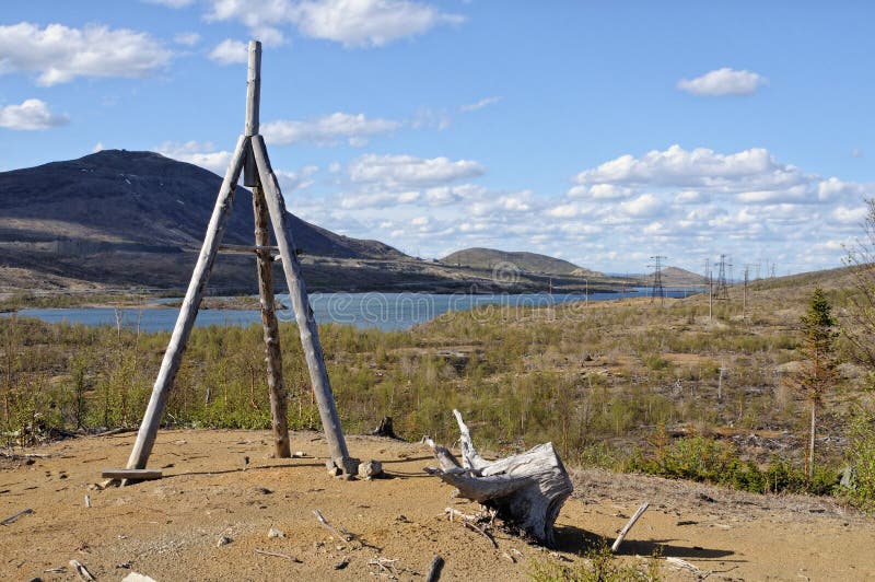Geodetic triangulable sign stock image. Image of hill - 19869067