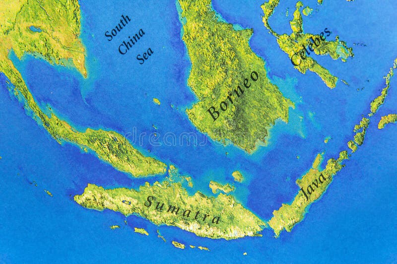 Java and sumatra on world map - osebon