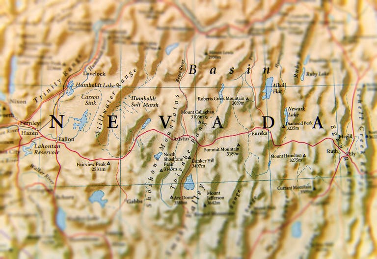 488 Nevada Map Stock Photos - Free & Royalty-Free Stock Photos from ...