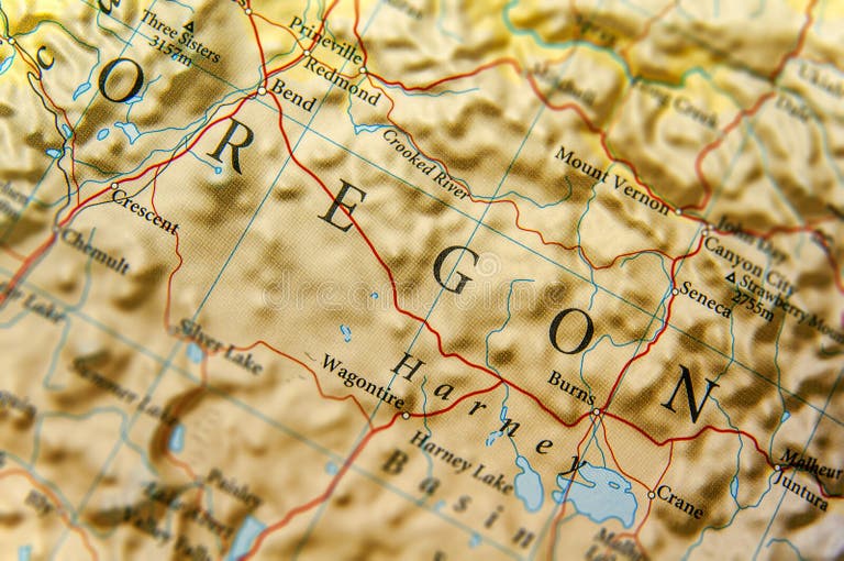 Map Washington Oregon California Stock Photos - Free & Royalty-Free ...