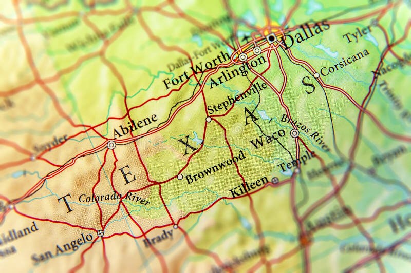 National Geographic Map Texas Hill Country Stock Photos - Free ...