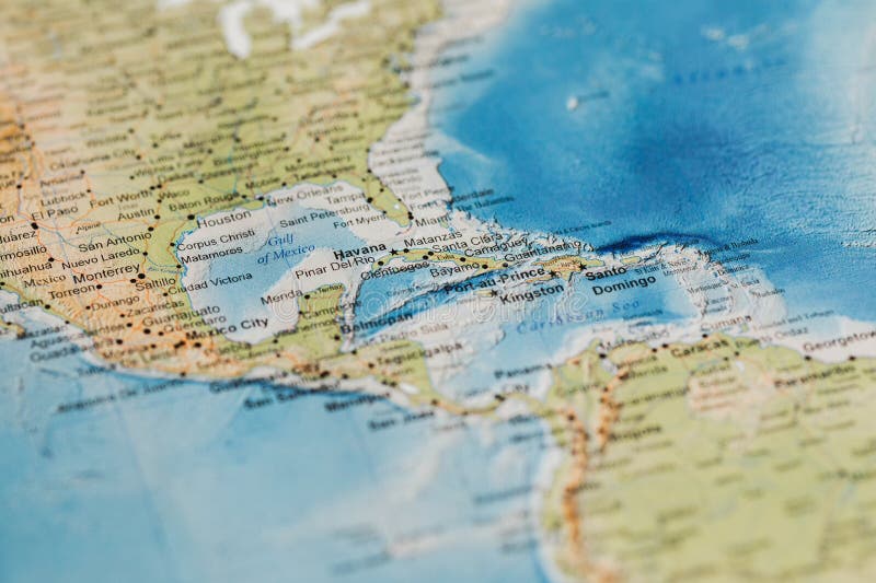 Geographic Map of the World Stock Image - Image of geography ...