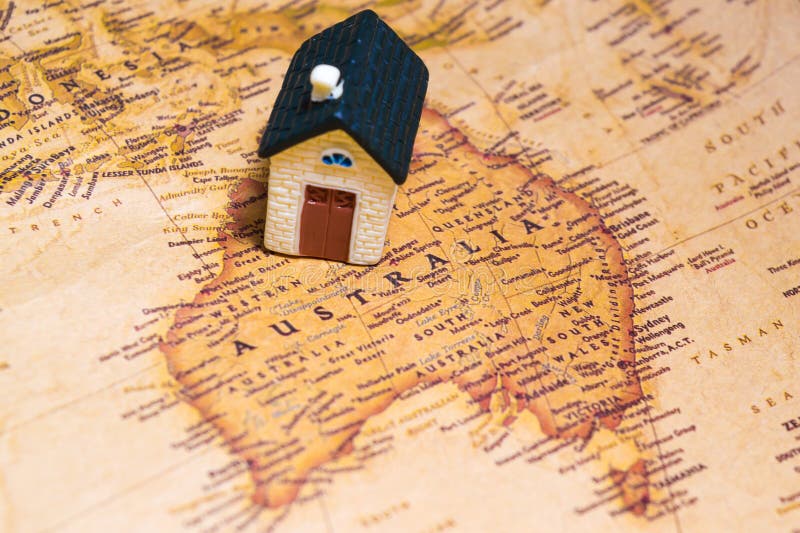 Geographic Map of the World Stock Image - Image of australia, travel ...